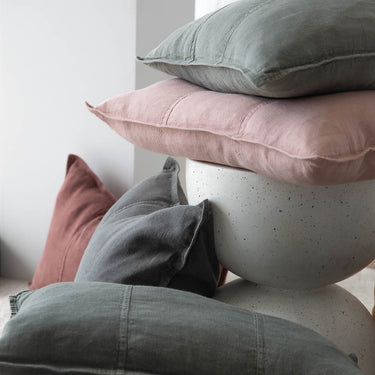 Slate Luca® Linen Cushion | Eadie Lifestyle