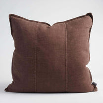 Luca® Linen Cushion - Chocolate – Eadie Lifestyle
