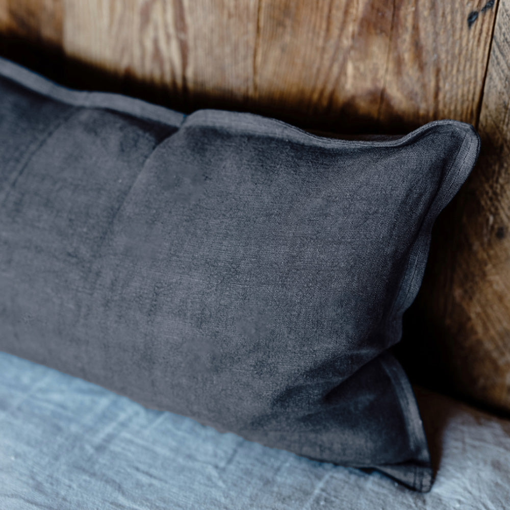 Luca® Linen Long Lumbar - Midnight – Eadie Lifestyle