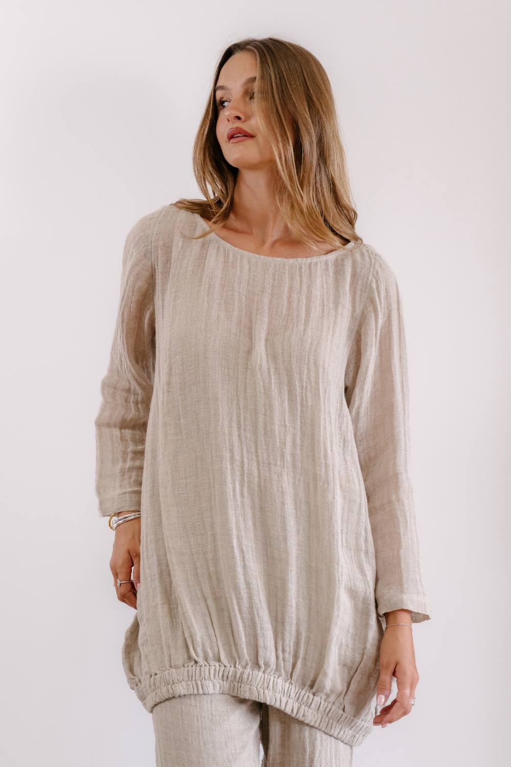 Leni Top - Natural – Eadie Lifestyle