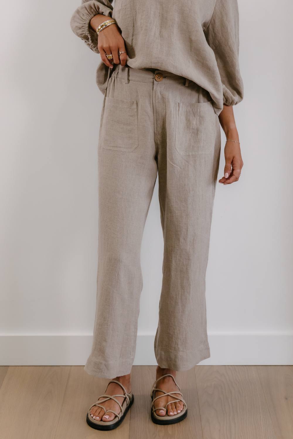 Tess Pant - Natural – Eadie Lifestyle